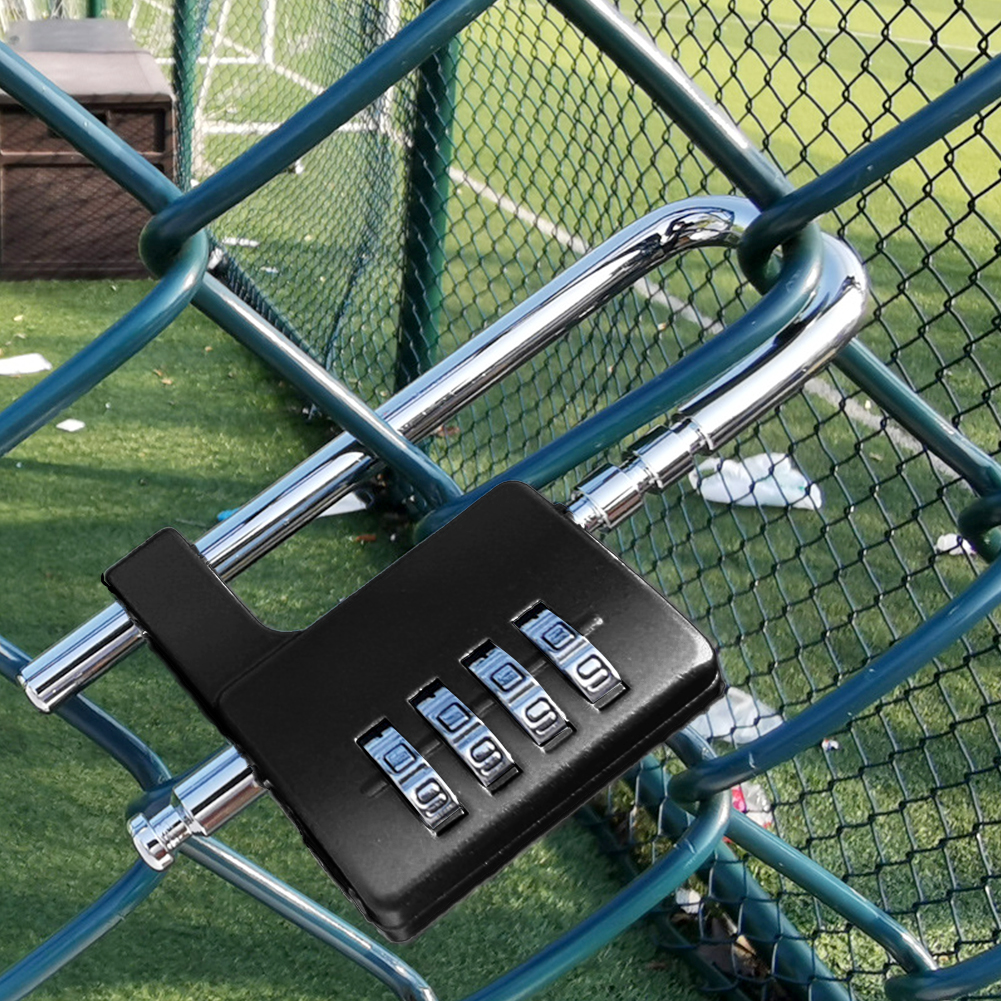 Gym Adjustable Shackle Shed Black Combination Padlock Garage With Code ...