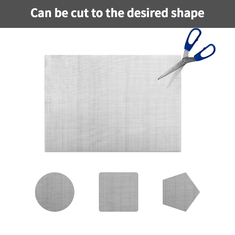 2pcs Ultra Fine Wire Mesh Sheet Home Garden Stainless Steel Kitchen ...