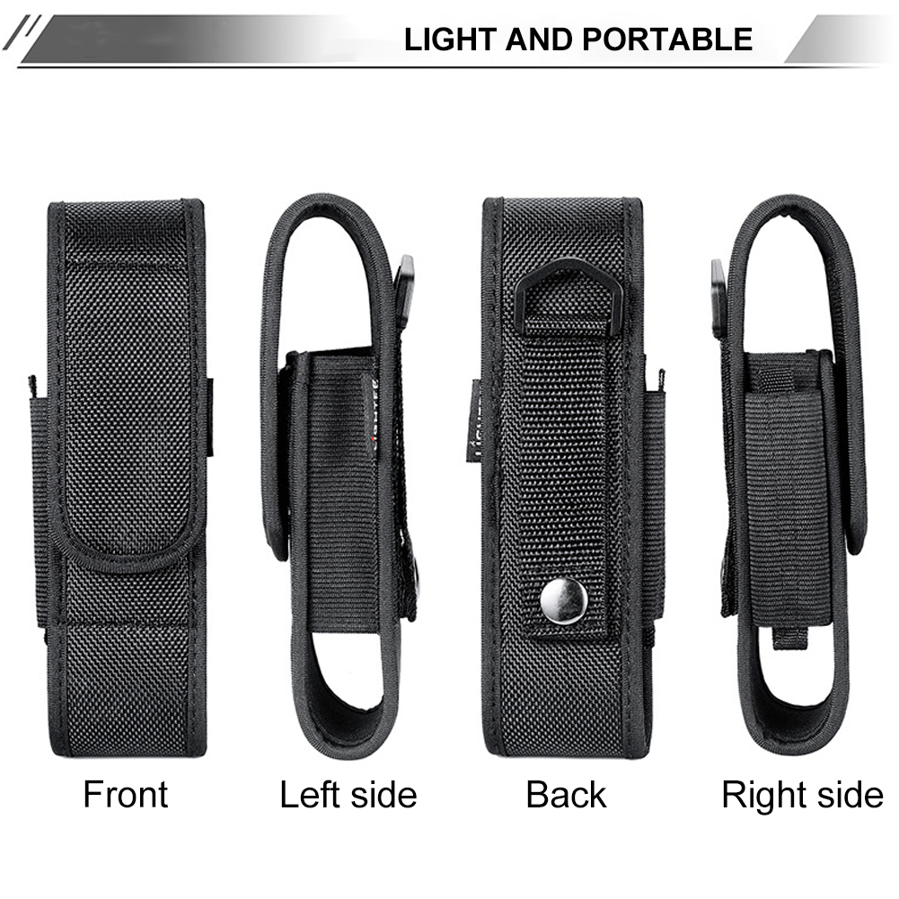 Torch Holder Climbing For Belt Carry Case Flashlight Pouch Nylon ...
