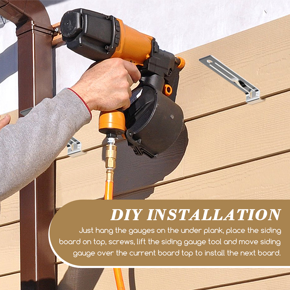 2pcs For 5/16-Inch Gecko Gauge DIY Siding Tool Durable Professional ...