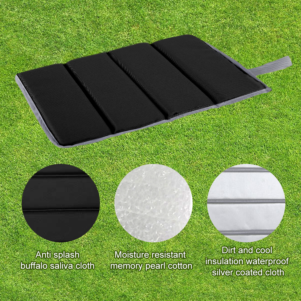 4pcs/set Storage Bag Sitting Mat Hiking Seat Pad Oxford Cloth ...