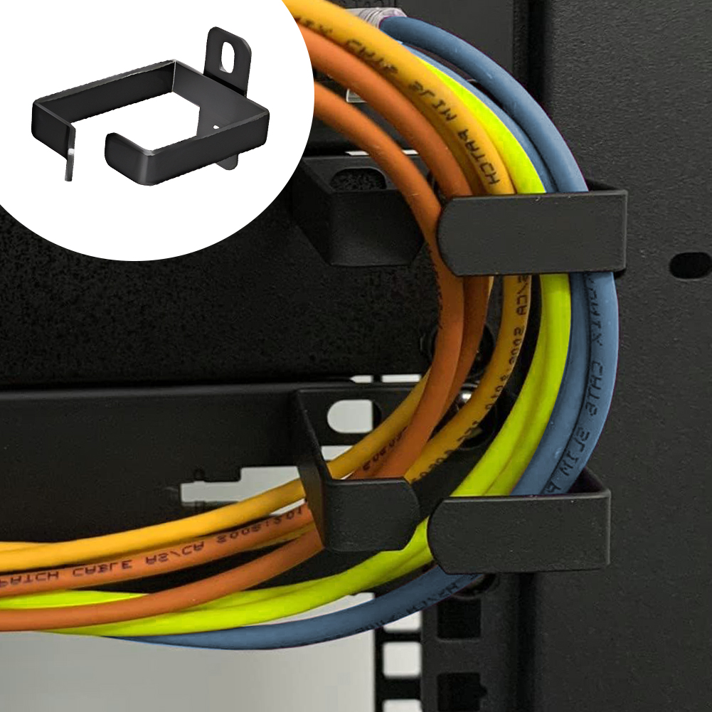 10pcs Safe Multipurpose Wall D Ring TV PC For Server Rack Cable ...
