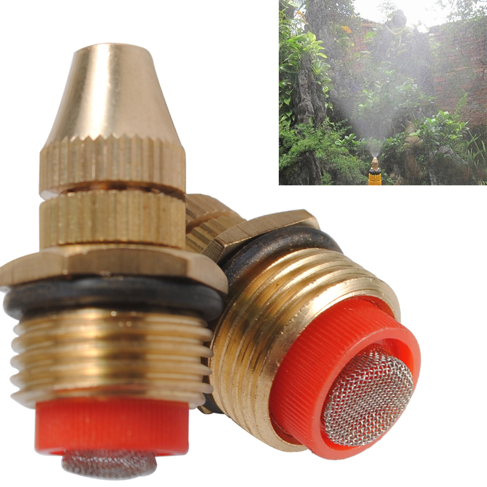 Ugello spray parti irrigatore ottone da giardino regolabile atomizzazione prato