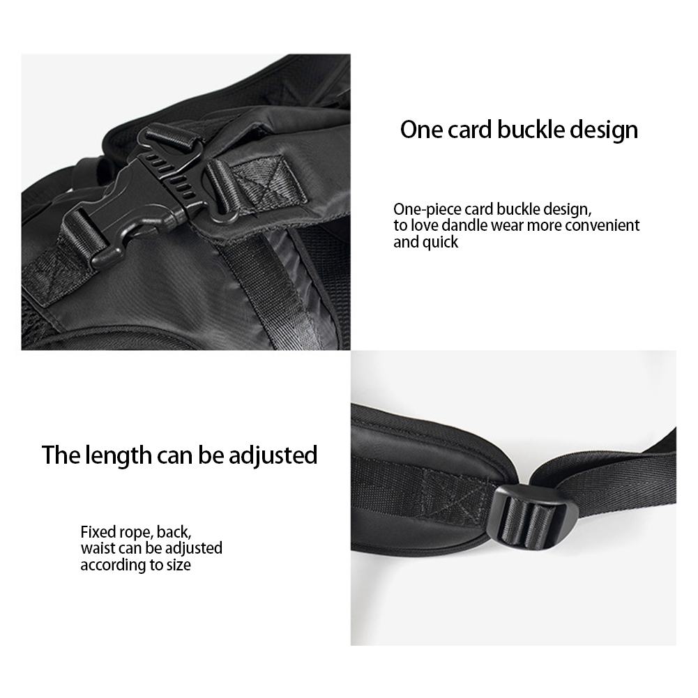 Trasportatore cane per esterno zaino anteriore confortevole camminata Oxford in tessuto gambe fuori