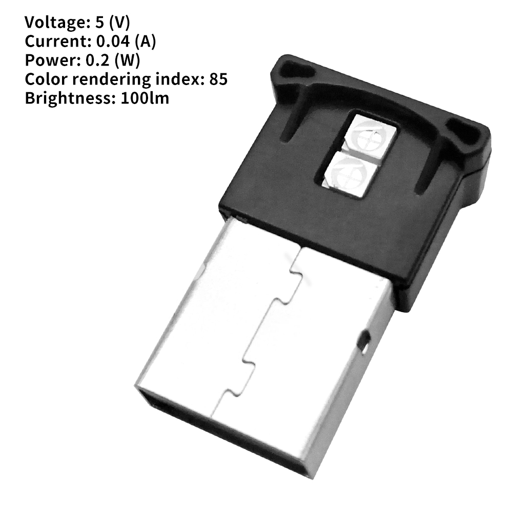 Luce LED USB Lampada Ambiente Laptop Per Auto Festa Cambiabile Festa
