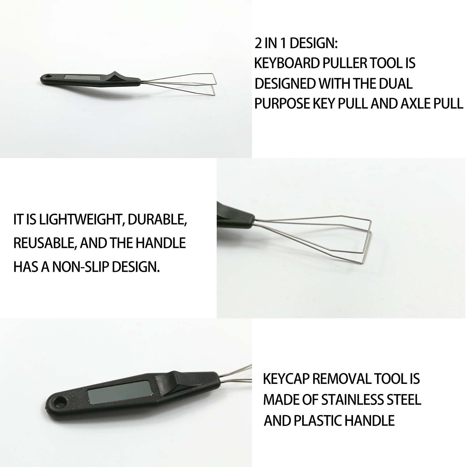 Universal Stainless Steel Keycap Puller Mechanical Keyboard Computer ...