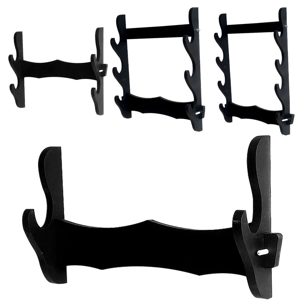 Wall Mount Layer Katana Bracket Rack Display Stand Vintage Sword Holder HOT