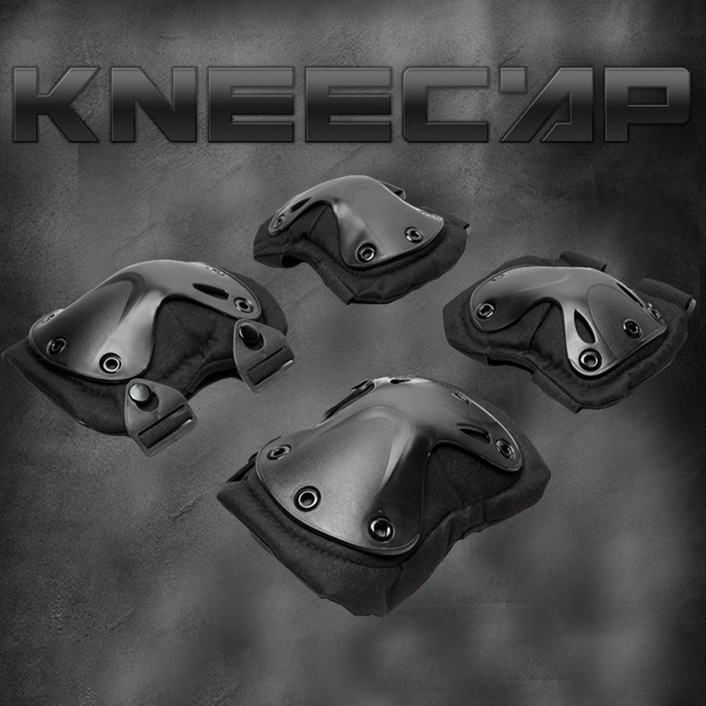 Confezione da 4 pz/ginocchiaio tutore protezione gomito guardia corsa ciclismo fuori strada