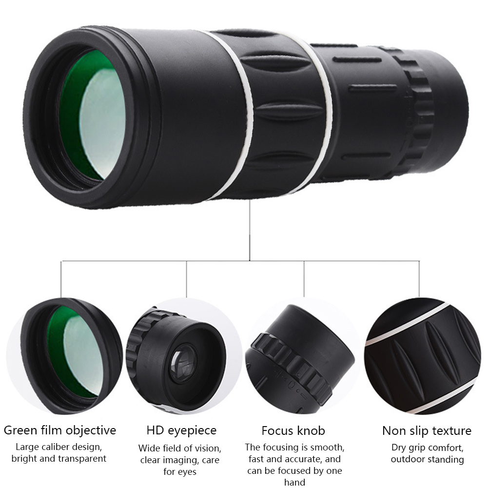 10x telescopio monoculare messa a fuoco HD concerto birdwatching adulti bambini alta potenza