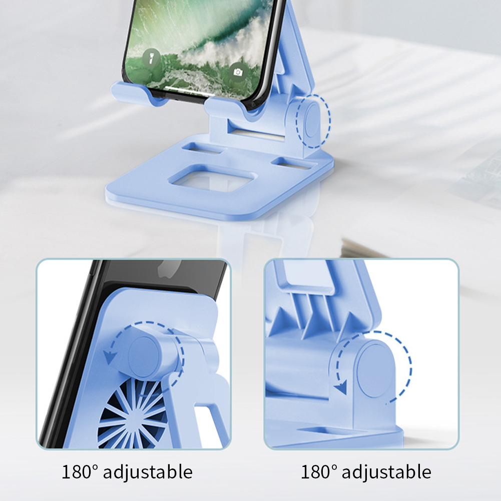 For Desk Phone Holder Adjustable Angle Lazy Foldable Portable Tablet ...