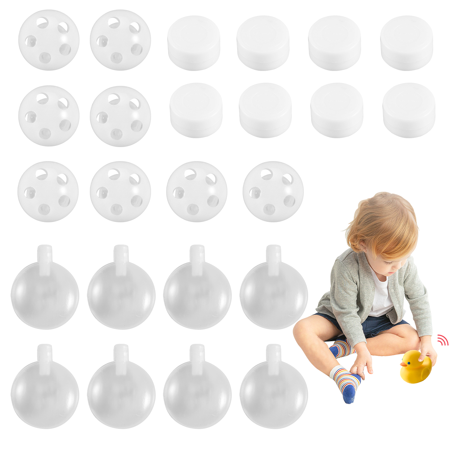24 pz/set cigolio giocattolo per animali domestici bambino multifunzione per sala da ballo sonaglio