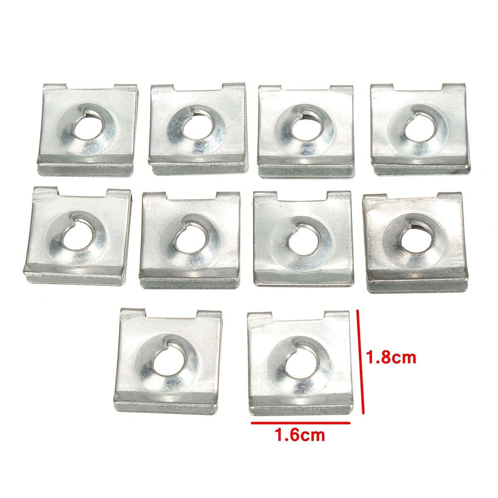 Set clip sotto copertura motore auto sottofondo accessori vite metallo per E46