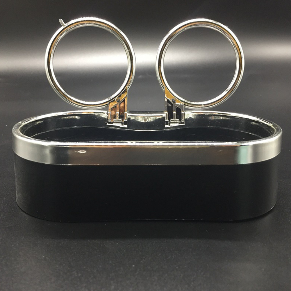 Supporto per bottiglie in vetro universale auto doppia tazza doppia per bevande