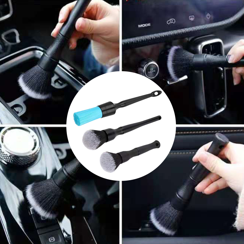 Strumenti di pulizia spazzola dettagli auto manico lungo rimozione macchie portatile