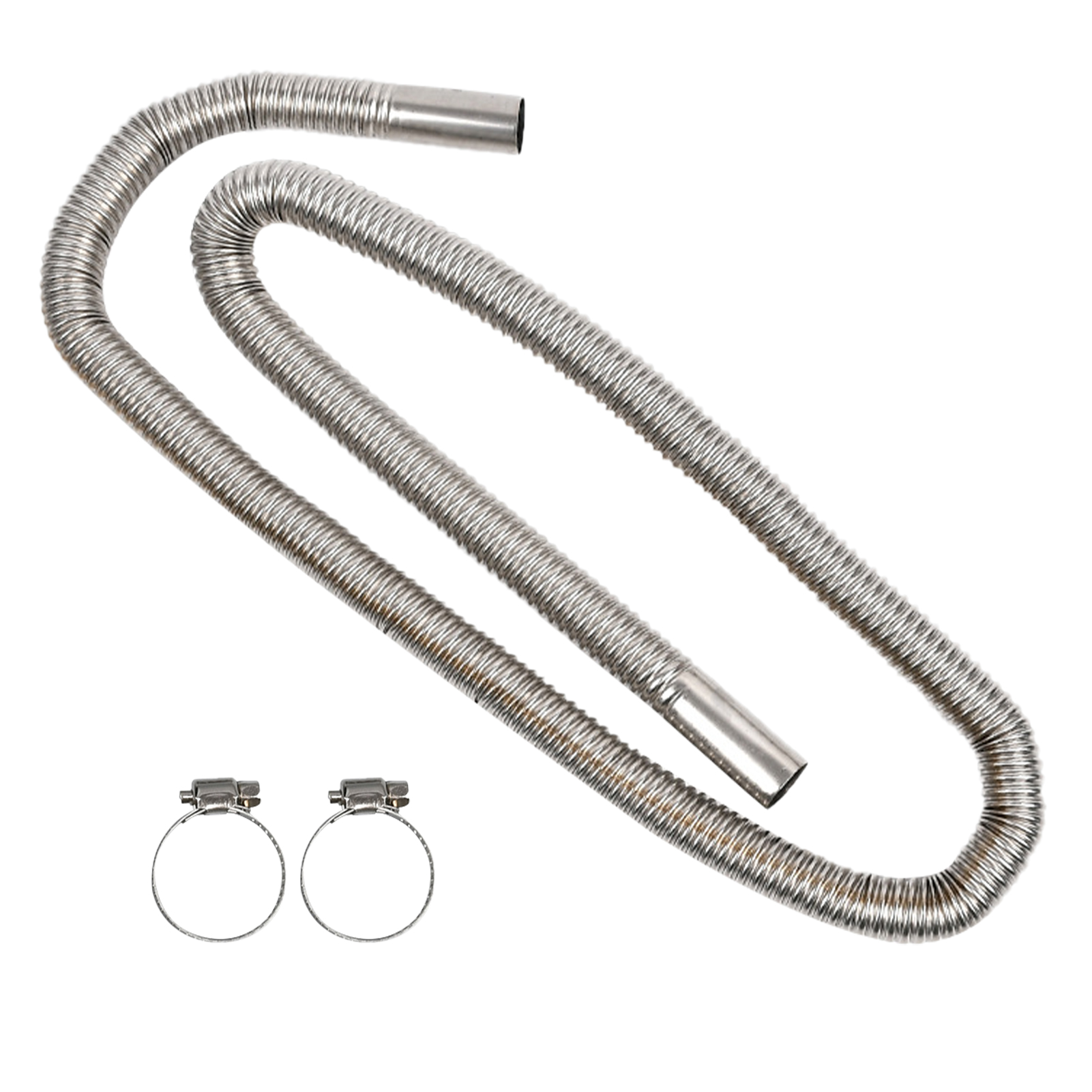 Riscaldatore d'aria tubo di scarico durevole in acciaio inox per auto tubo di scarico tubo facile da installare