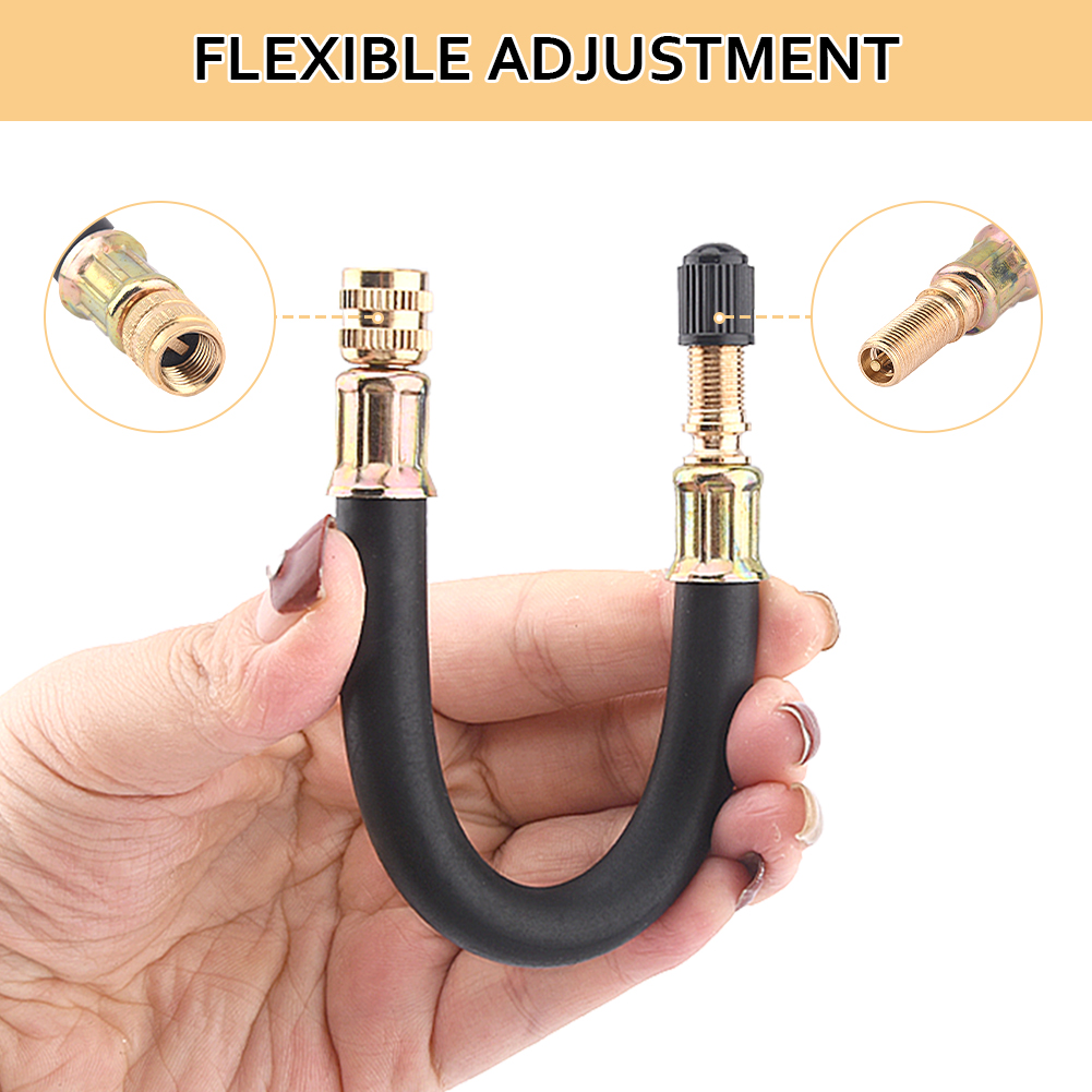 Riparazione 90 gradi 180 mm manutenzione adattatore per estensione valvola pneumatici auto