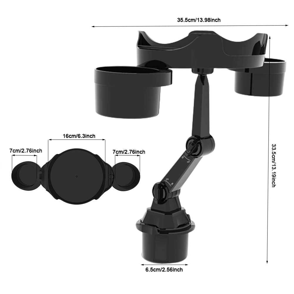 Con slot telefonico 360 vassoio rotante bottiglie tavolo organizer porta tazza auto