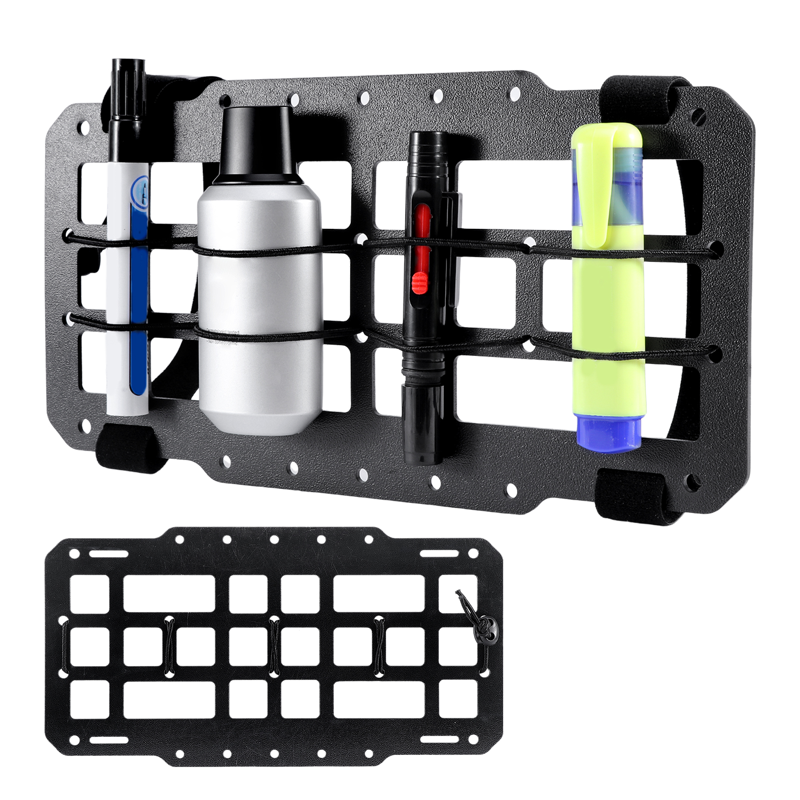 Cinghia ad anello gancio ordinata risparmio spazio pannello molle torcia per visiera auto universale